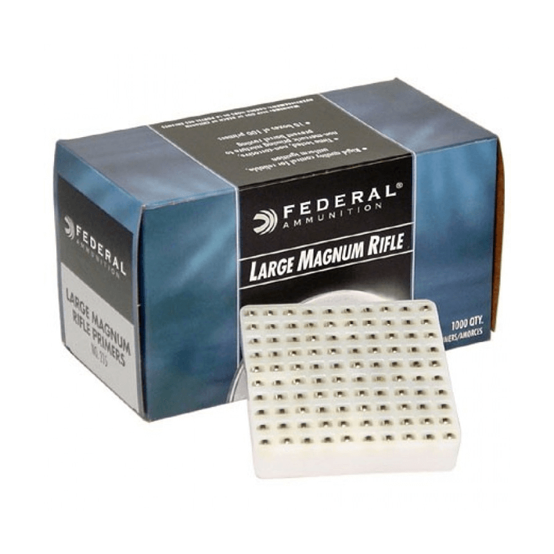 Federal Large Rifle Primers Magnum - 1000 Primers - Ammo Direct