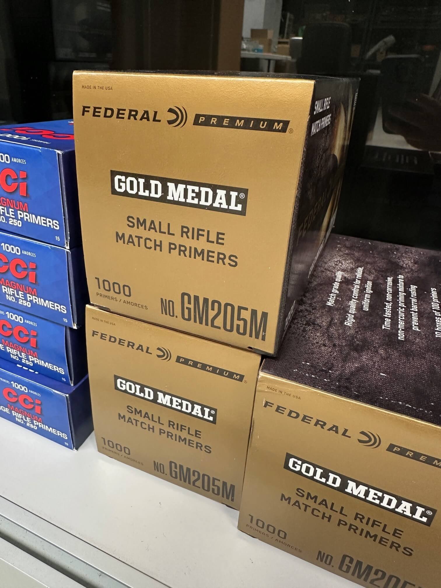 Federal Small Rifle Match Primers - 1000 Primers - Ammo Direct